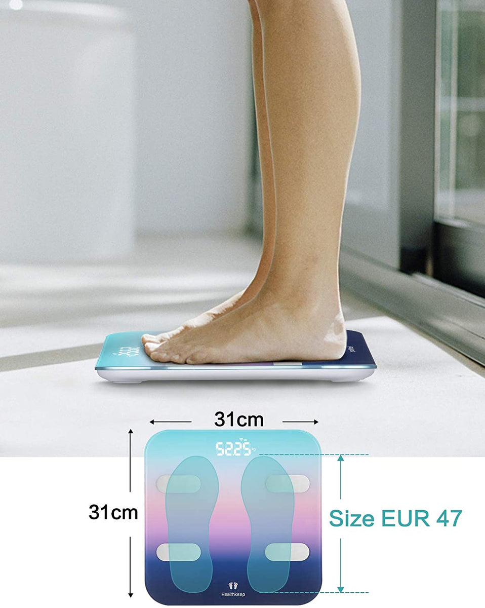 Body Fat Scale WiFi and Bluetooth Connetion – Healthkeep
